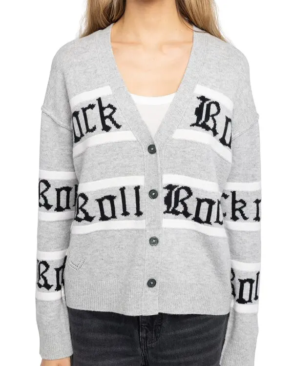 Zadig&Voltaire Wool-blend V-neck Cardigan
