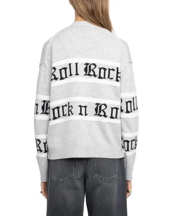 Zadig&Voltaire Wool-blend V-neck Cardigan