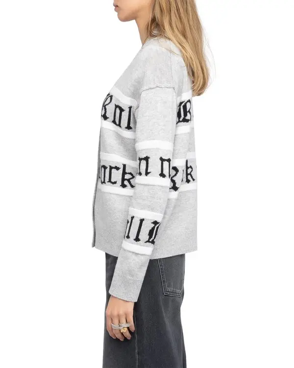 Zadig&Voltaire Wool-blend V-neck Cardigan