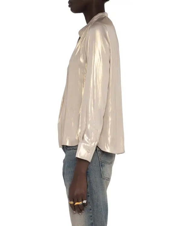 Zadig&Voltaire Tink Satin Blouse - Gold