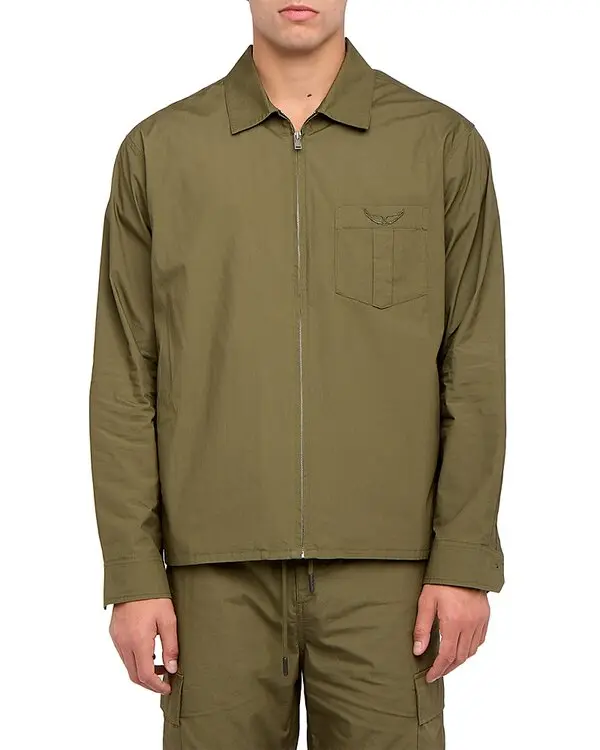 Zadig&Voltaire Suzy Light Cotton Pocket Shirt - Treillis