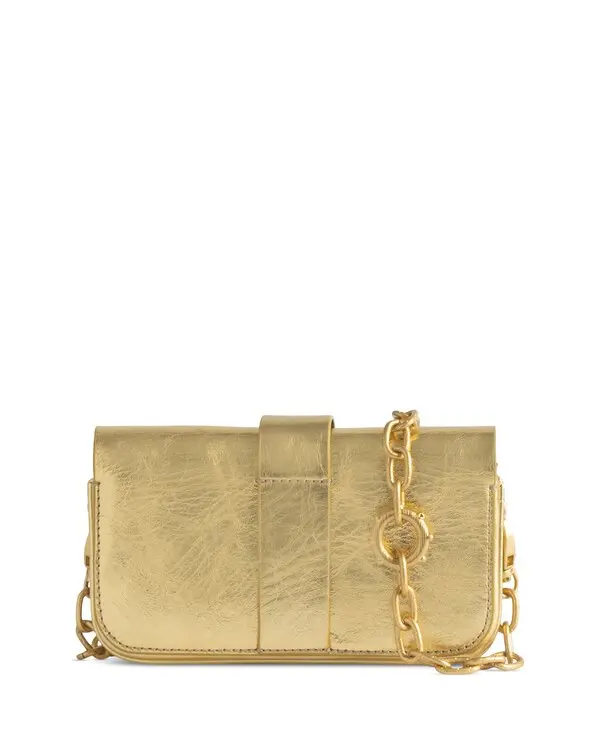 Zadig&Voltaire Kate Vintage Metallic Leather Wallet - Gold