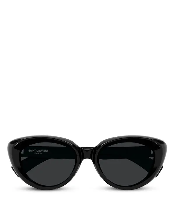 Saint Laurent Cat Eye Sunglasses, 53mm - Black