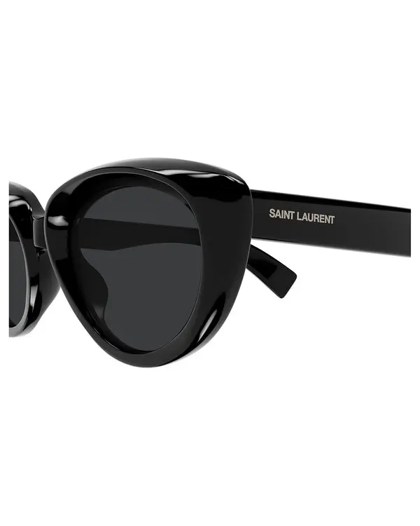 Saint Laurent Cat Eye Sunglasses, 53mm - Black
