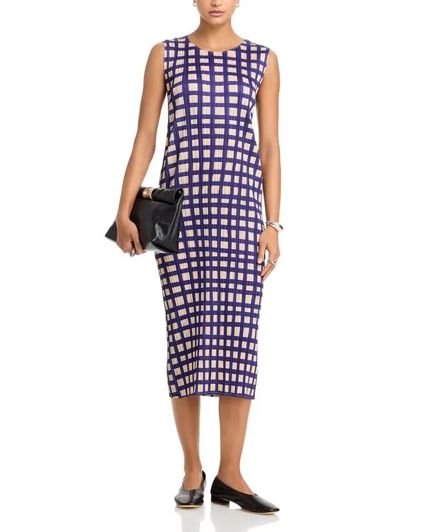 Issey Miyake Basket Midi Dress