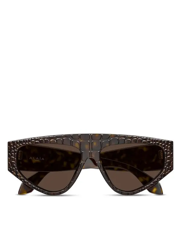 Alaïa Geometric Sunglasses, 58mm