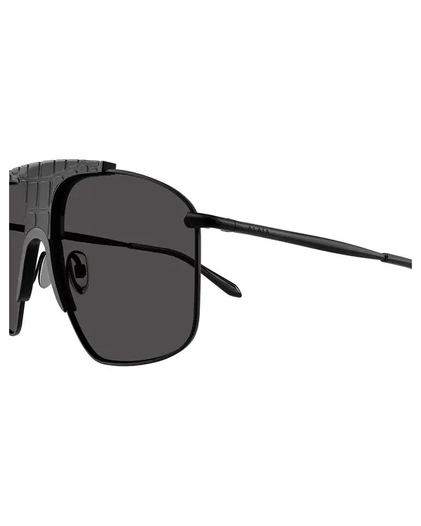 Alaïa Pilot Sunglasses, 60mm - Black