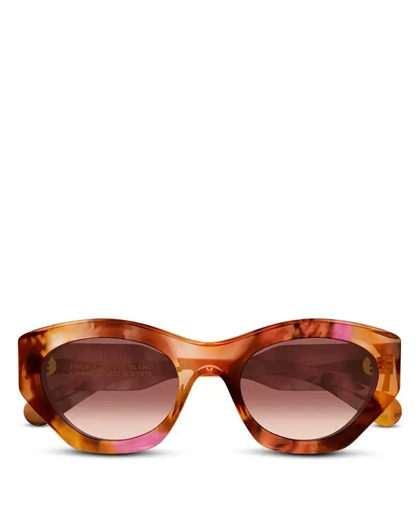 Chloé Cat Eye Sunglasses, 53mm - Havana/orange