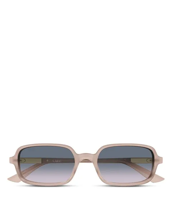 Chloé Rectangular Sunglasses, 53mm