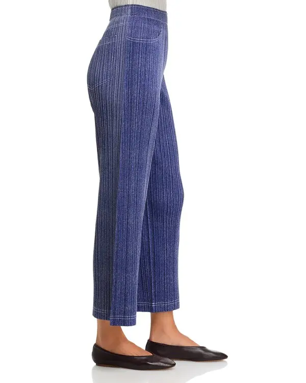Issey Miyake Denim Pull On Pants