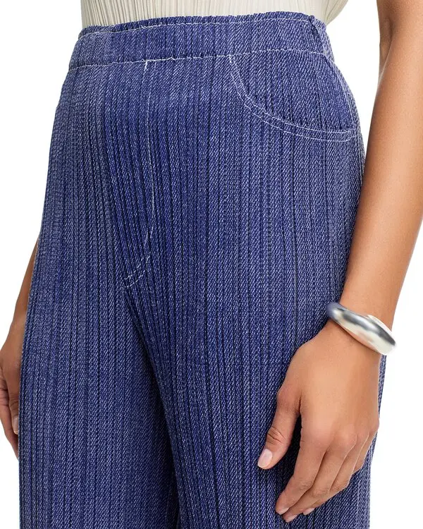 Issey Miyake Denim Pull On Pants