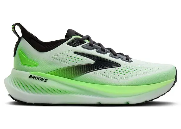 Brooks Glycerin 23 - White/phantom/green Gecko