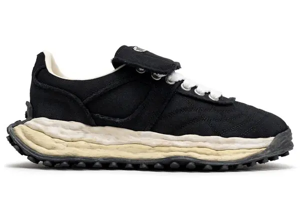 Mihara Yasuhiro Scott Og Sole Canvas Low Sneakers - Black