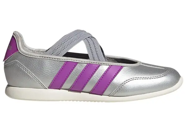 Adidas Barreda Mary Jane - Silver Metallic/purple Burst/off White