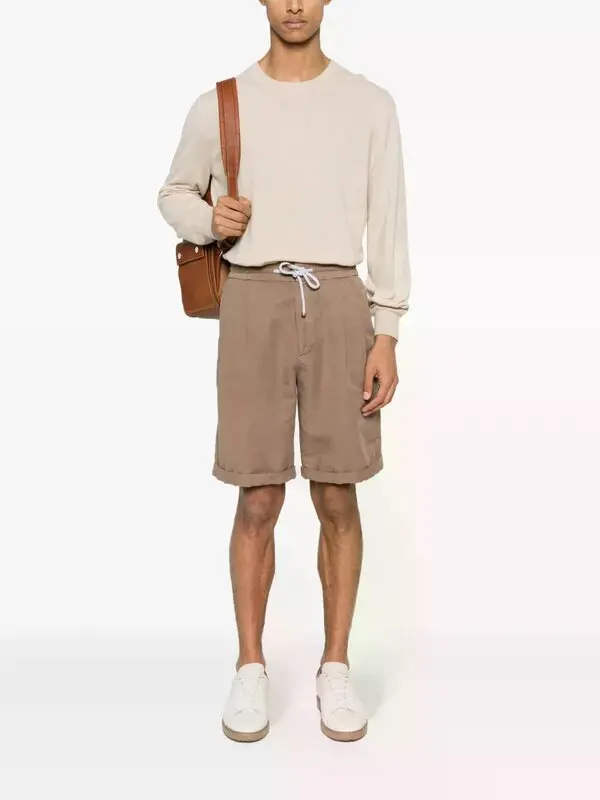 Brunello Cucinelli Pleated Bermuda Shorts