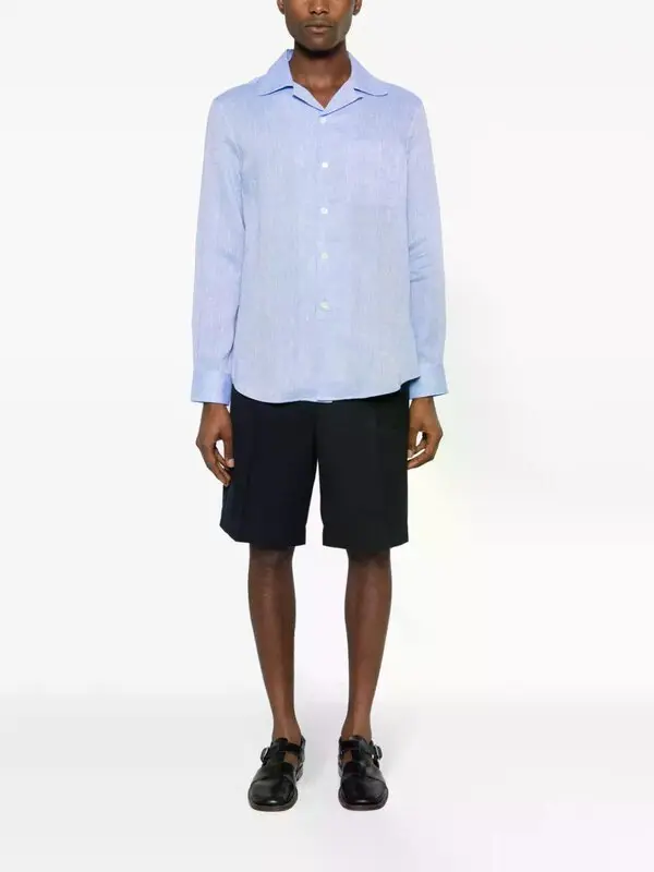 Brunello Cucinelli Linen Classic-collar Shirt