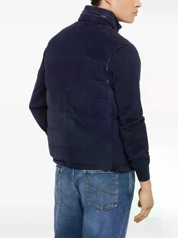 Brunello Cucinelli Padded Leather Gilet
