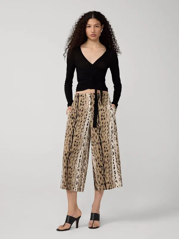 Diane Von Furstenberg Alexia Calf Length Pant