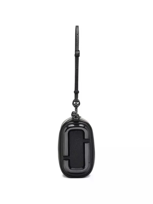 Marc Jacobs The Dtm Snapshot Leather Shoulder Bag - Black