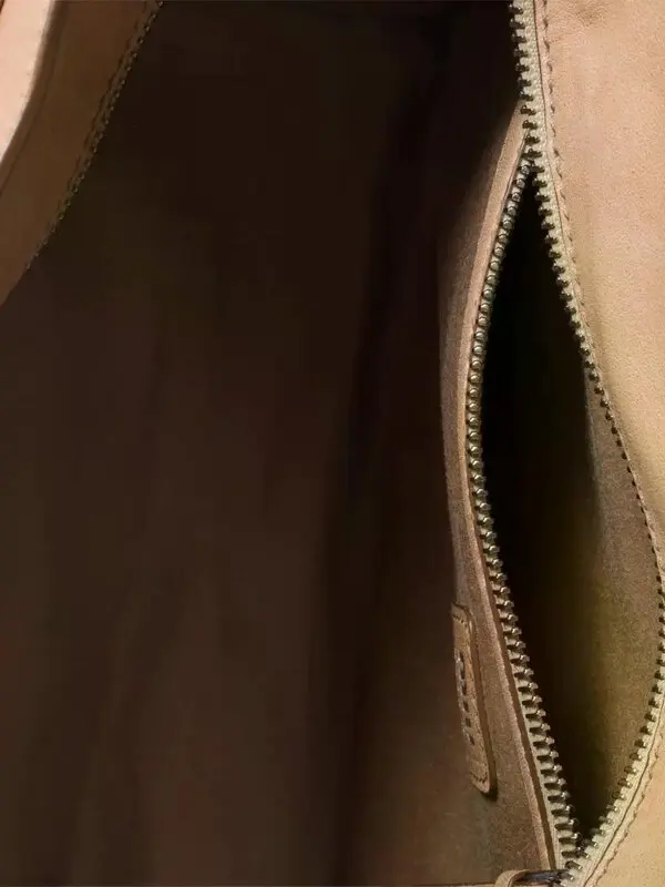 Miu Miu Utilitaire Leather Shoulder Bag - Neutrals