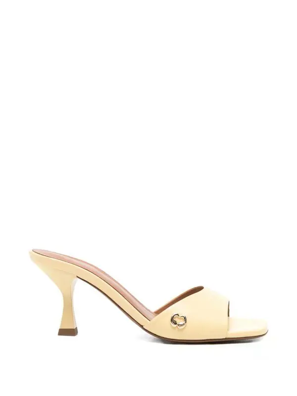 Maje Ornament Heeled Sandals - Neutrals