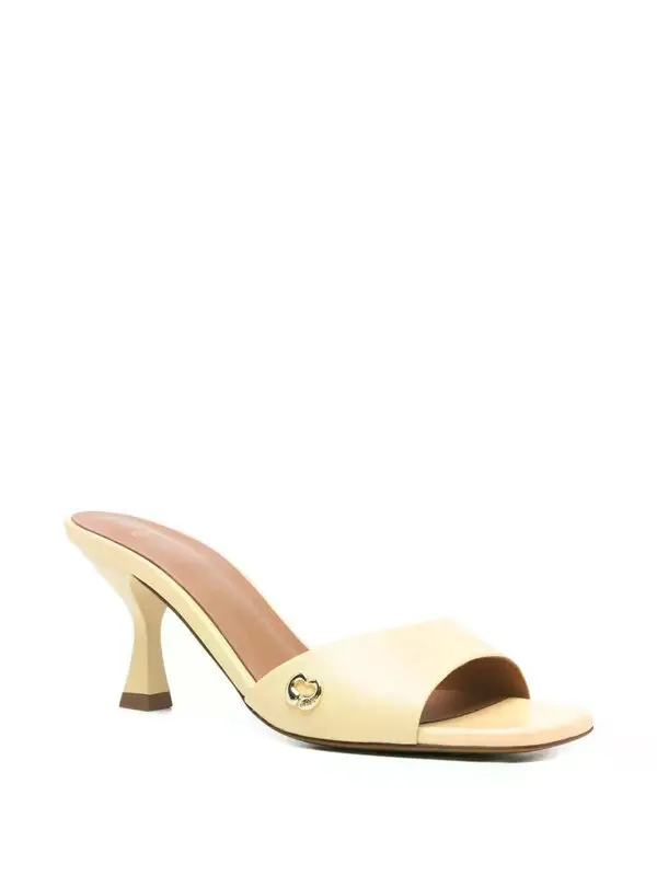 Maje Ornament Heeled Sandals - Neutrals