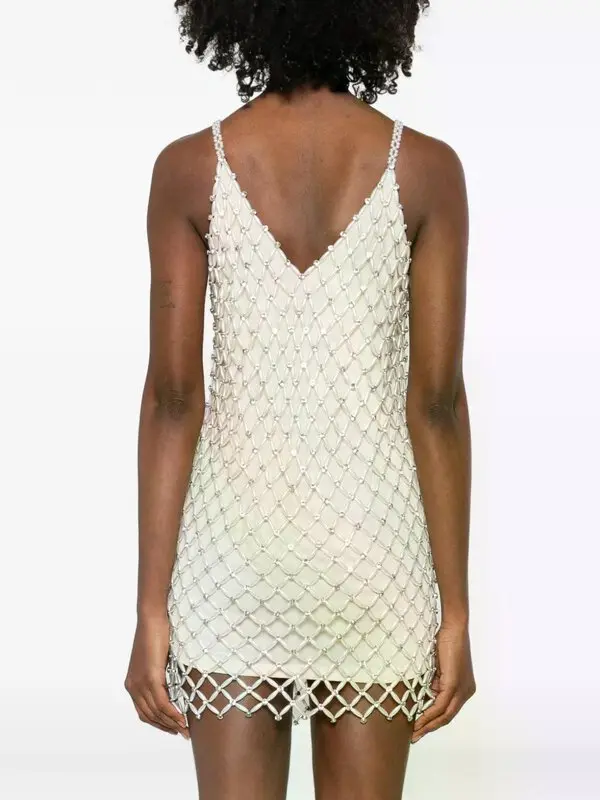 Maje Embellished Beaded Mini Dress
