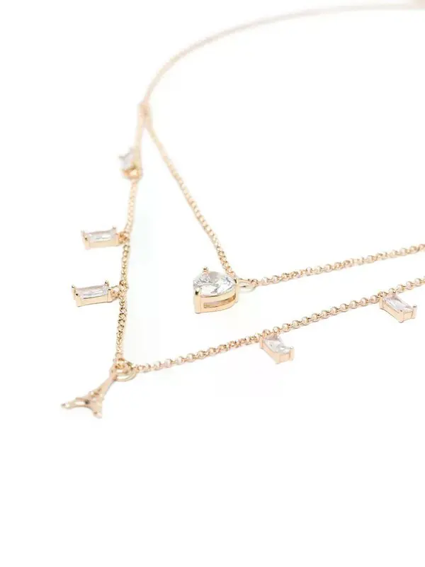 Maje Zirconia Brass Necklace