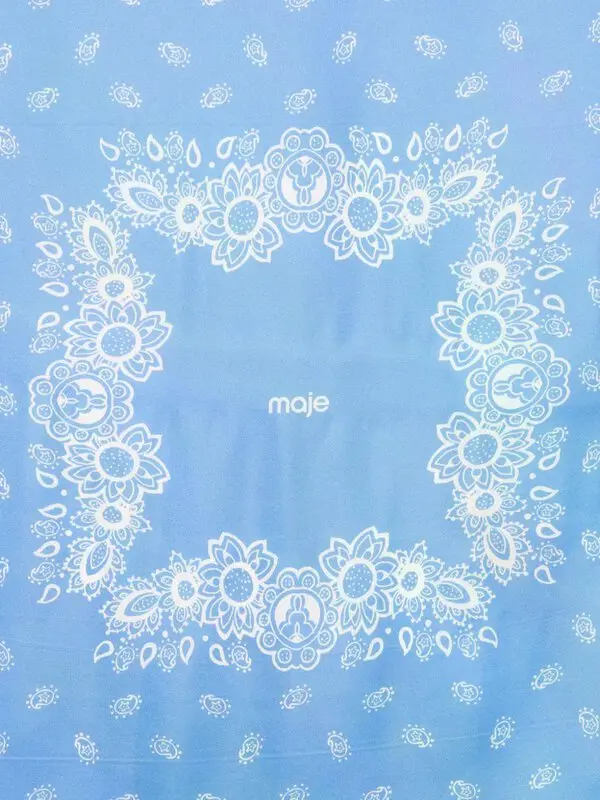 Maje Floral-print Scarf