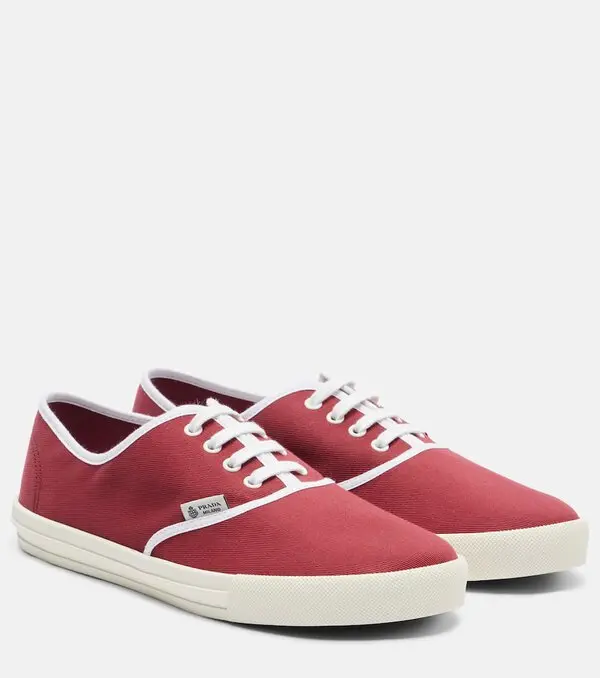 Prada Drill Low-top Sneakers - Red