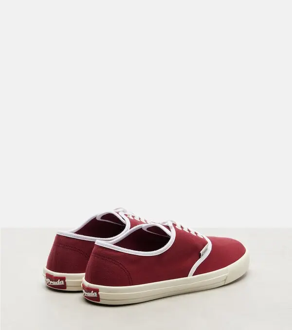 Prada Drill Low-top Sneakers - Red