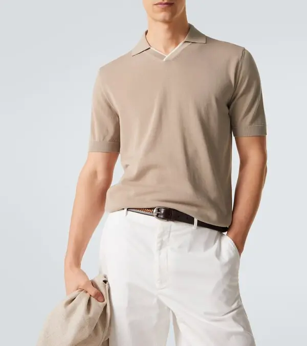 SLOWEAR Cotton Polo Shirt