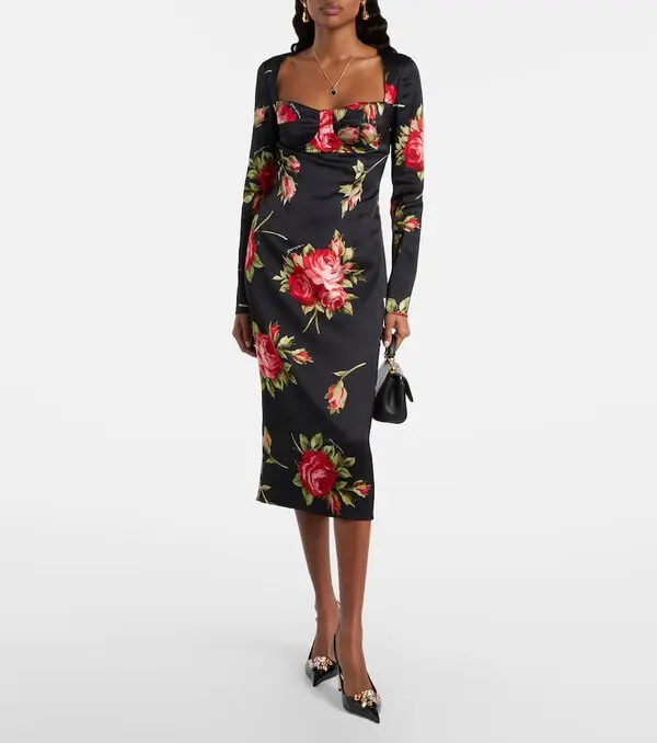 Dolce & Gabbana Floral Print Dress