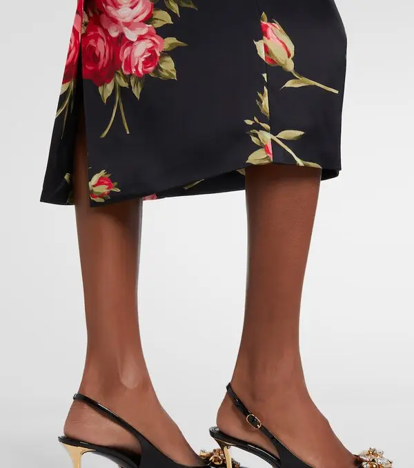 Dolce & Gabbana Floral Print Dress - Multicoloured