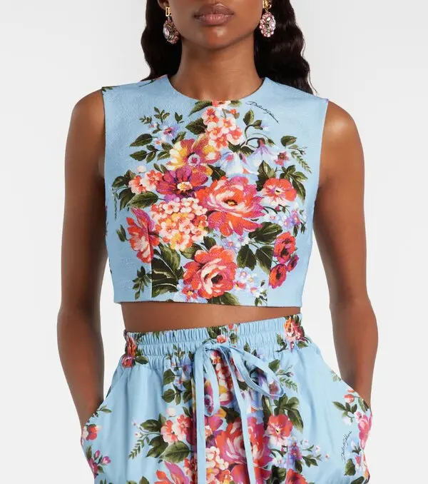 Dolce & Gabbana Floral Cotton Top