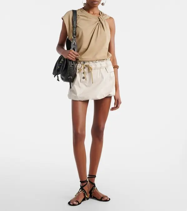 Isabel Marant Étoile Linen Miniskirt - Beige
