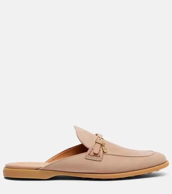 TOD'S Leather Mules - Beige