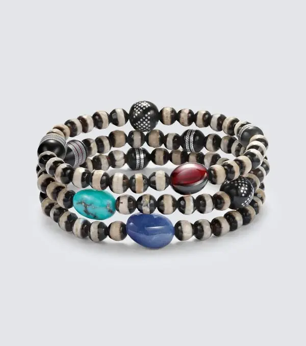 Ileana Makri Set Of 3 Beaded Bracelets - Multicoloured
