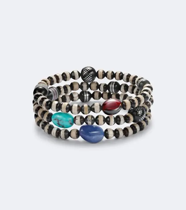 Ileana Makri Set Of 3 Beaded Bracelets - Multicoloured