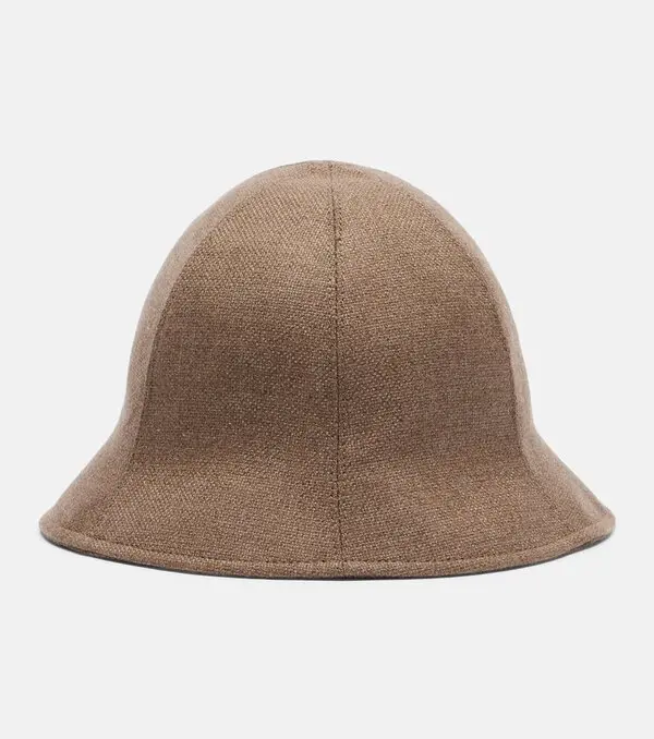 Loro Piana Zaltana Cashmere And Silk Hat - Beige