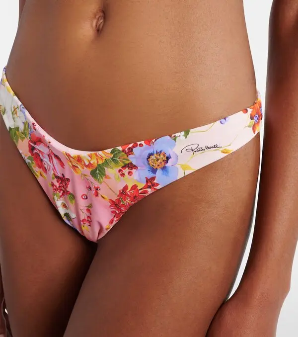 Roberto Cavalli Printed Bikini Bottom - Multicoloured