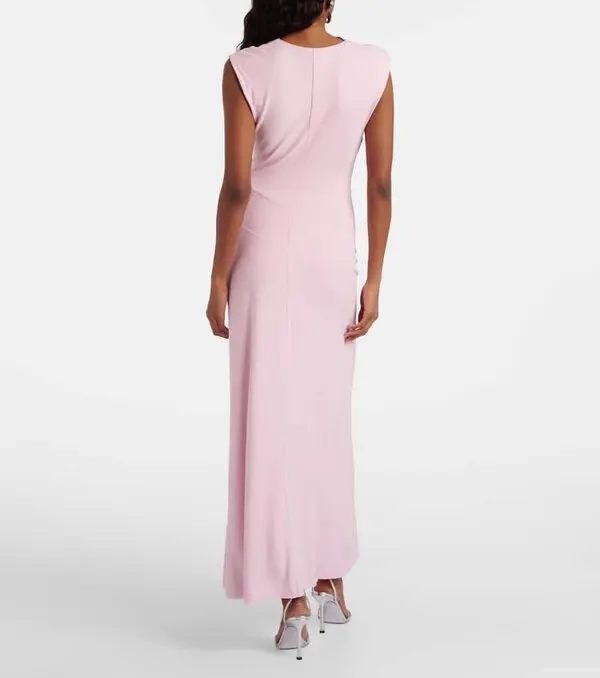 Simkhai Acacia Ruched Maxi Dress - Pink