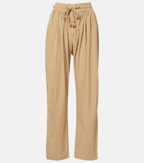 Isabel Marant Étoile Falcona Wide-leg Pants - Beige