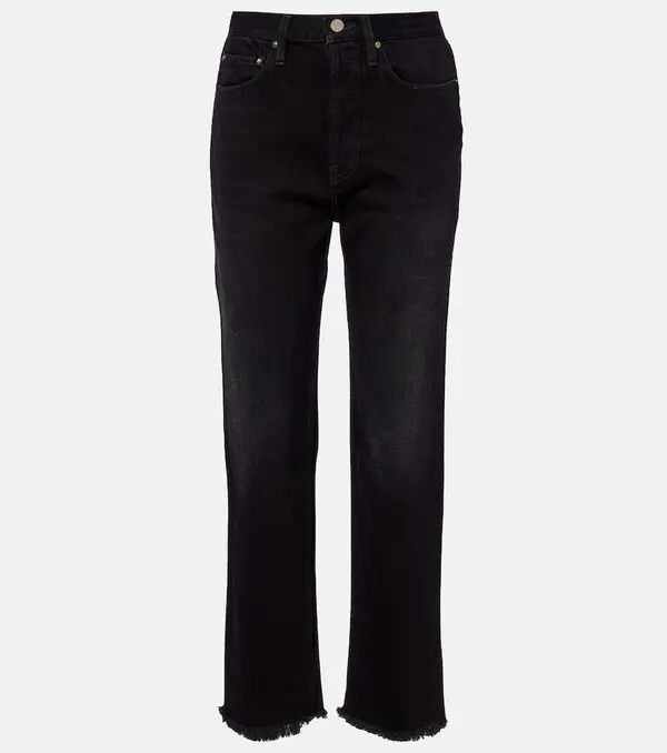TOTEME Distressed Straight Jeans