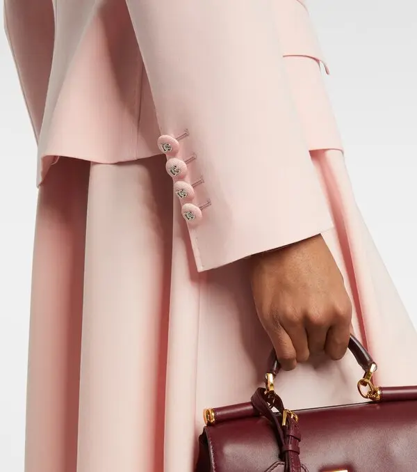 Dolce & Gabbana Wool-blend Single-breasted Jacket - Pink