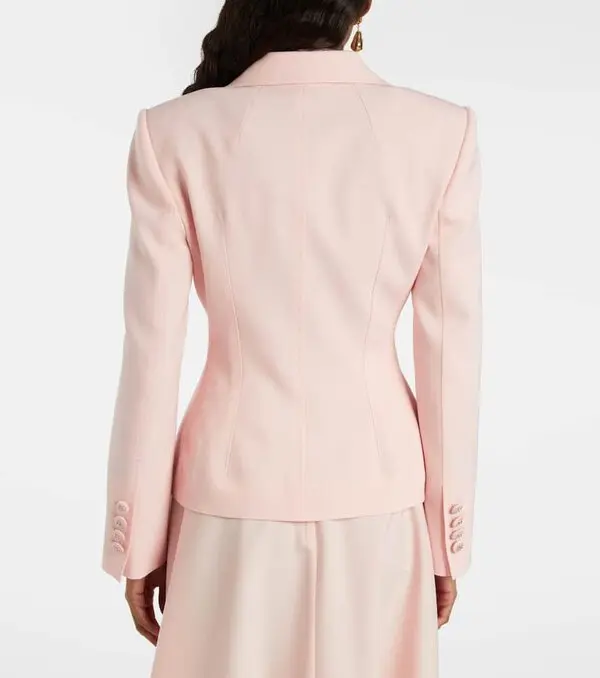 Dolce & Gabbana Wool-blend Single-breasted Jacket - Pink