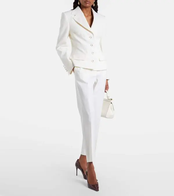 Dolce & Gabbana Wool-blend Single-breasted Jacket