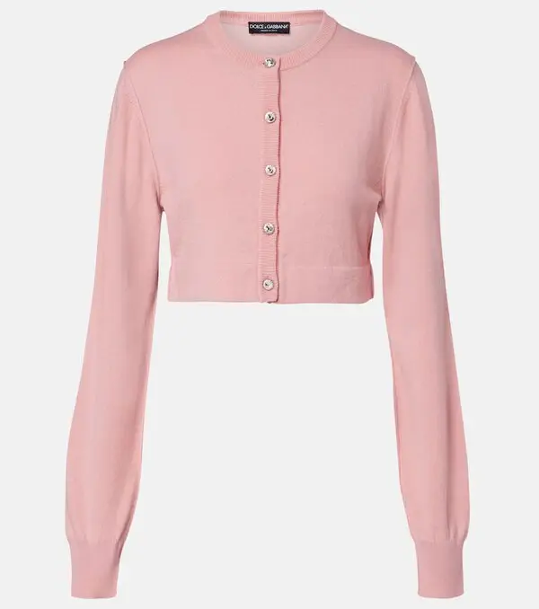 Dolce & Gabbana Embellished Cashmere-blend Cardigan