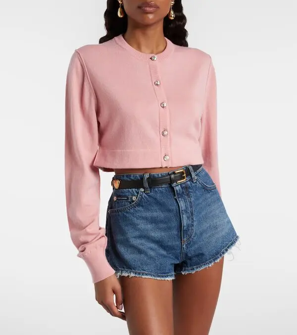 Dolce & Gabbana Embellished Cashmere-blend Cardigan