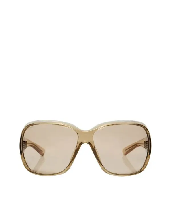 Gucci Script Sunglasses - Beige